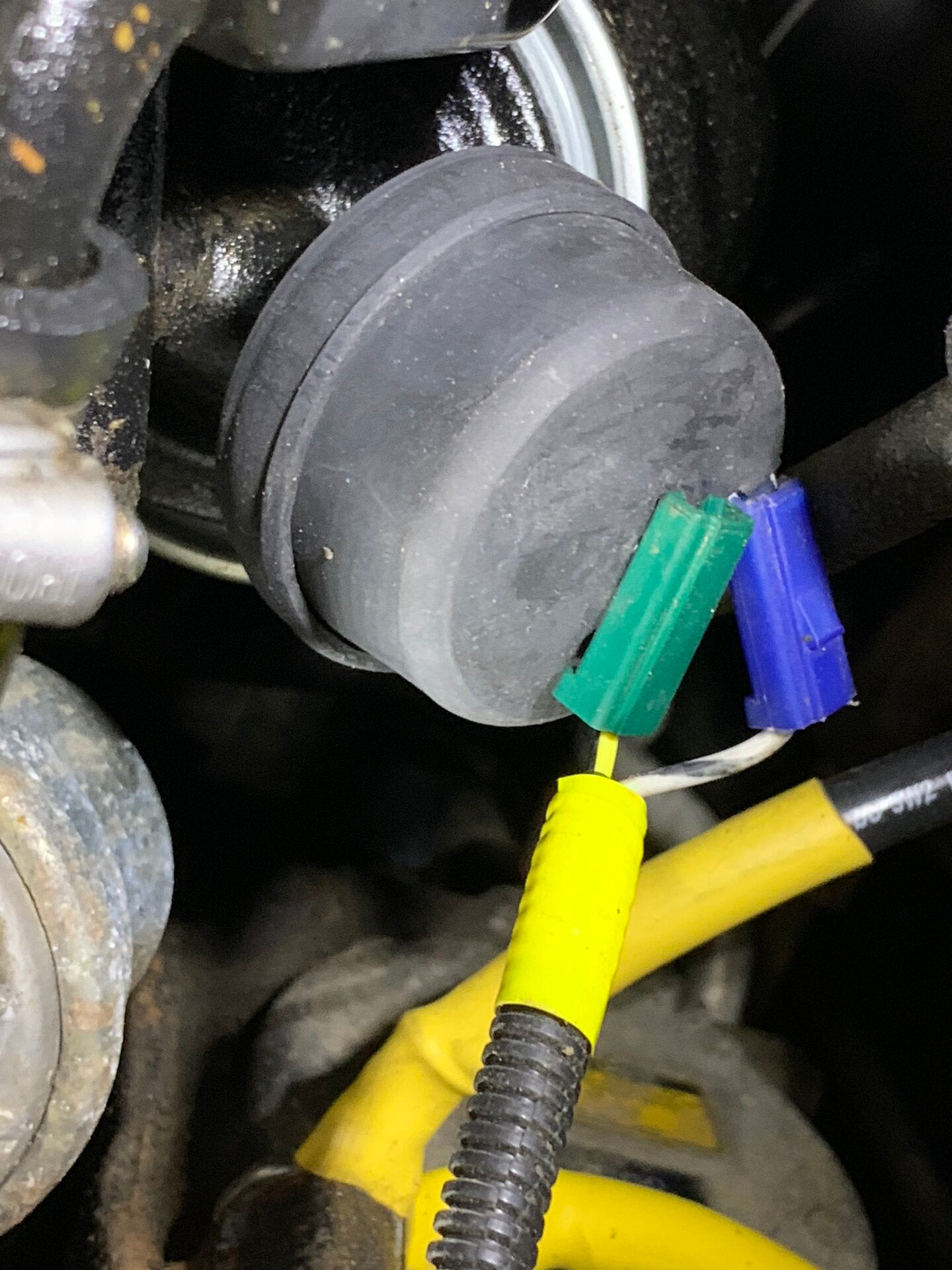 OEM Oil Pressure Sending Unit Sensor Rubber Boot / Cover Cap & Sub Har ...