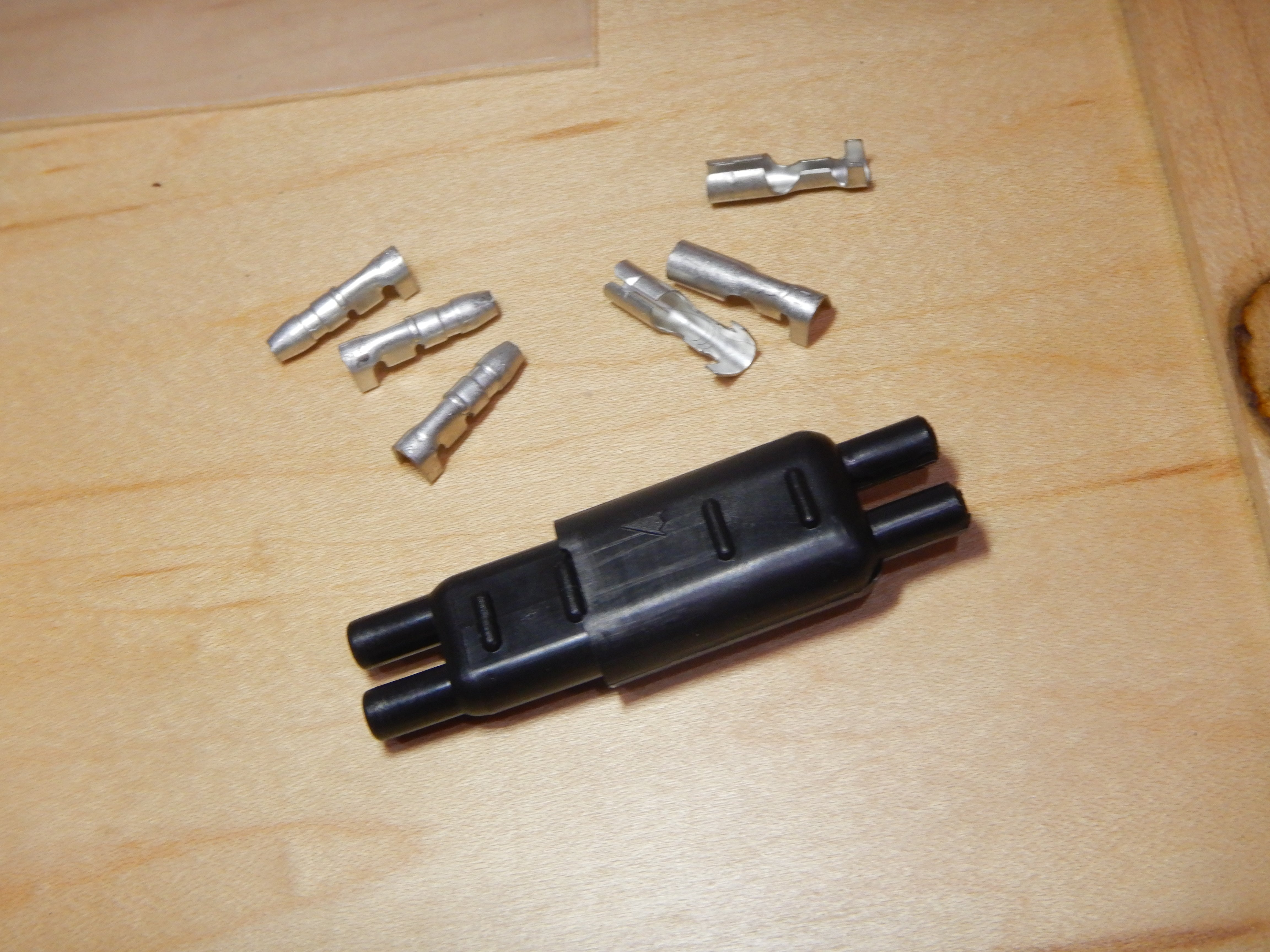 NOS Genuine OEM YAZAKI 2pin Black Rubber Female & Male Connector Insta ...