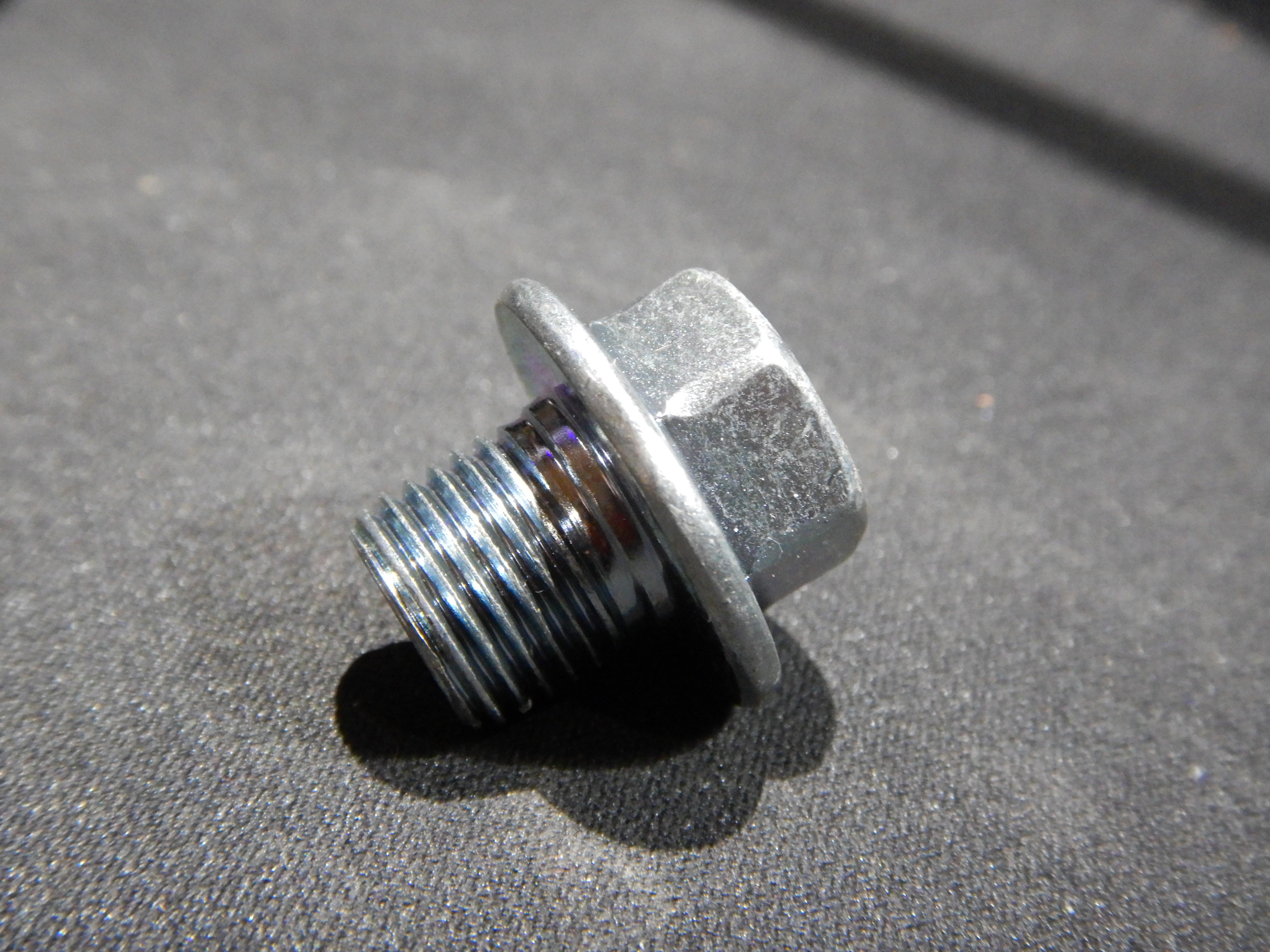 OEM TOYOTA Drain Plug 12mm Thread pitch / 14mm TOOL size HEX ( MADE IN ...