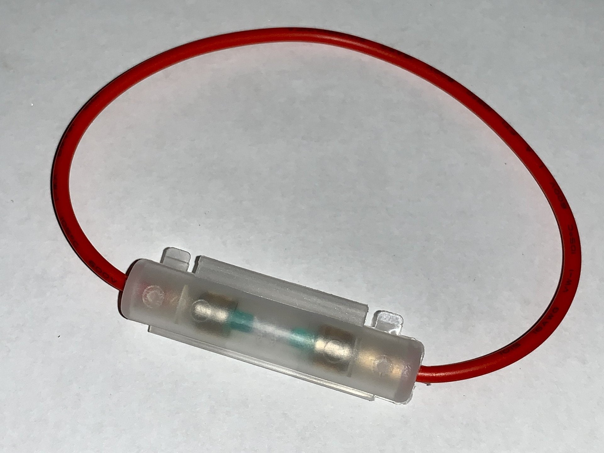 OEM YAZAKI GLASS TUBE FUSE HOLDER PIGTAIL Comes With QTY X 1pc 20A Gre ...